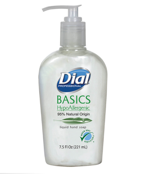 Dial Basics White Hypoallergenic Liquid Hand Soap : MetroBagLLC
